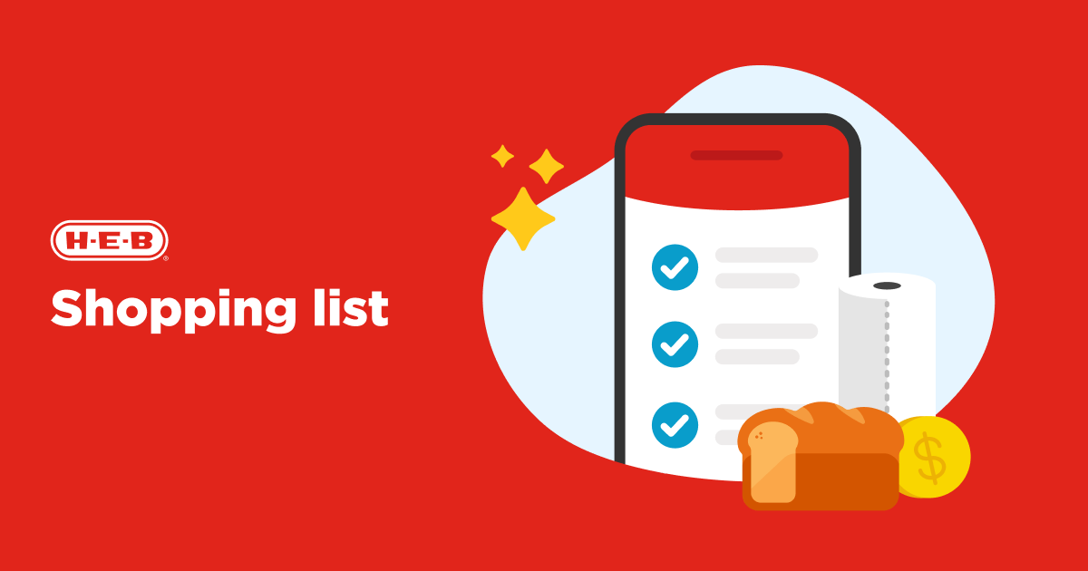 Share Your Blessings | Shared Shopping List | H-E-B